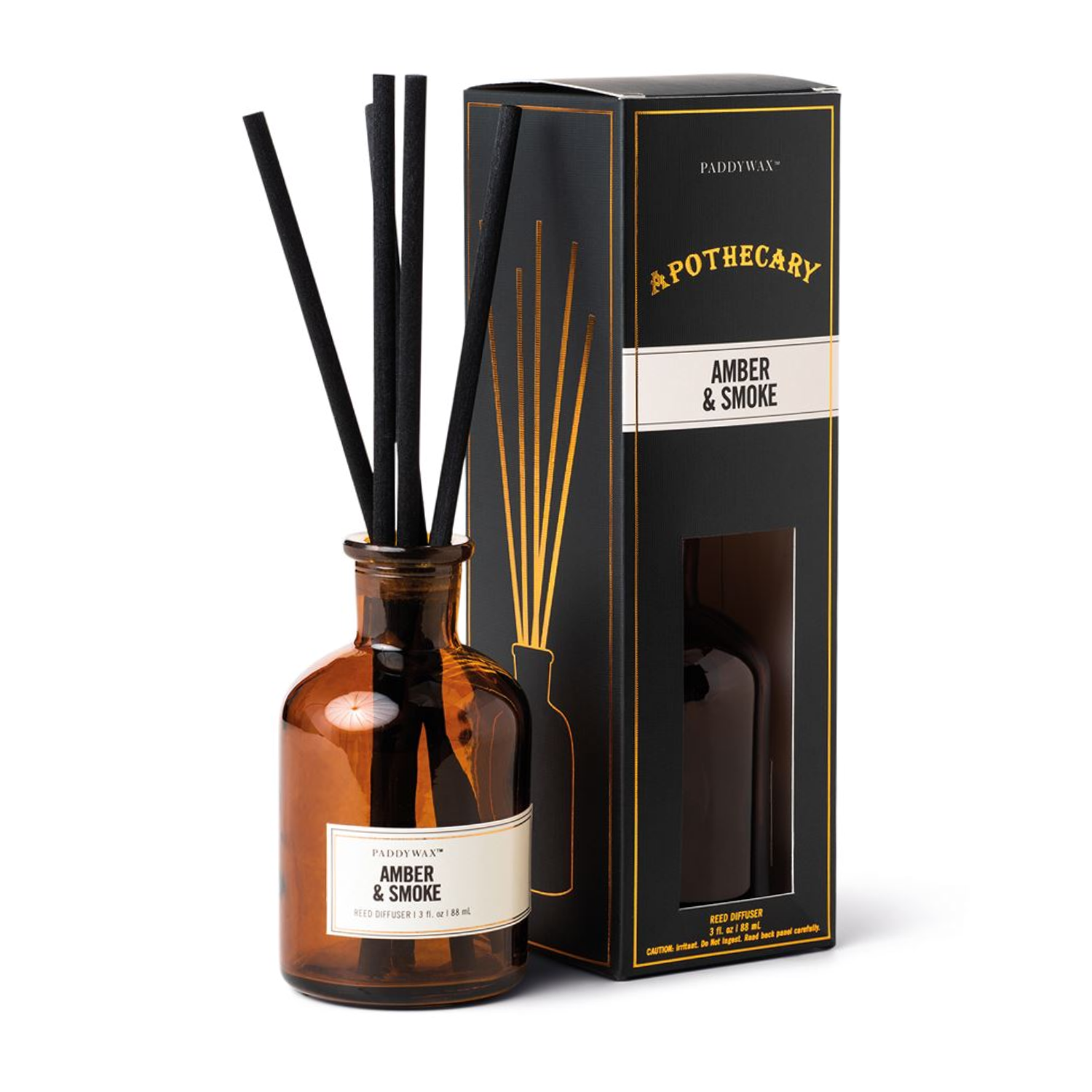 Apothecary Amber Glass Diffuser – Trevenson Moor Limited, Cornwall